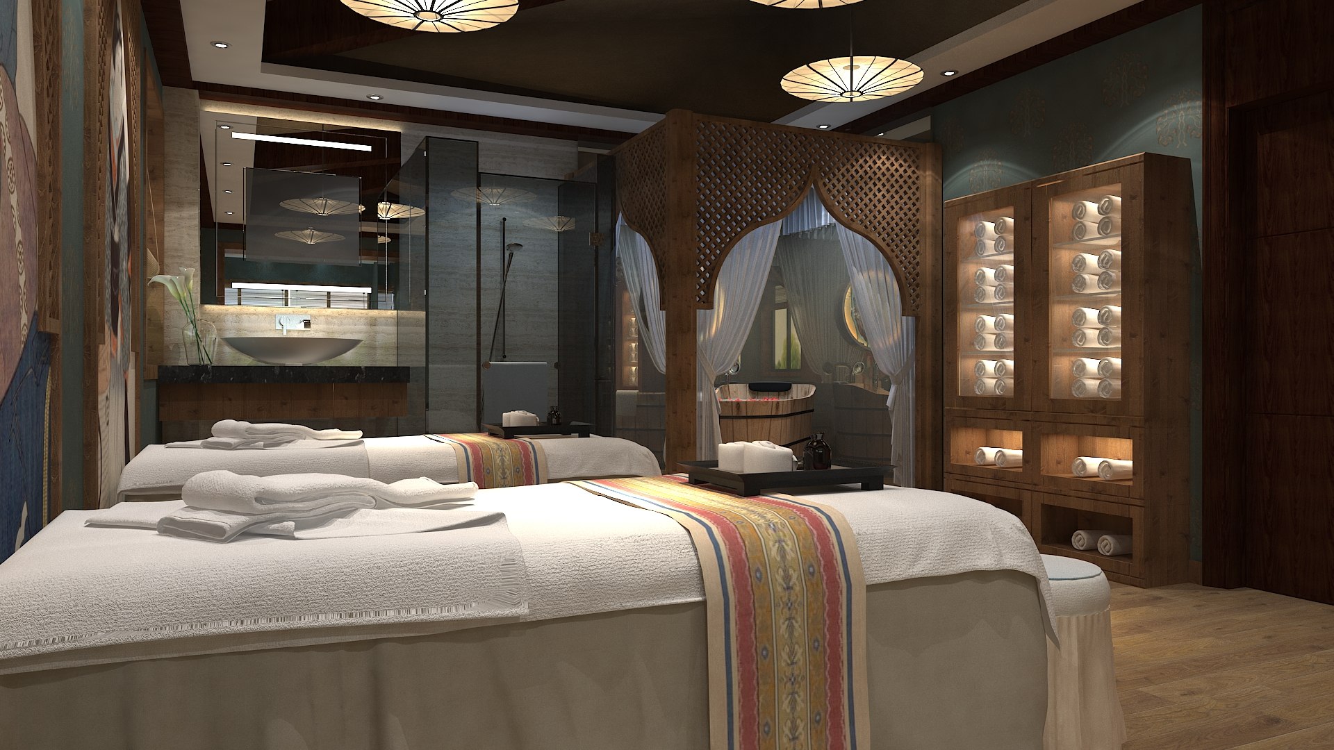 Spa Beauty Salon 3D Model - TurboSquid 1657702