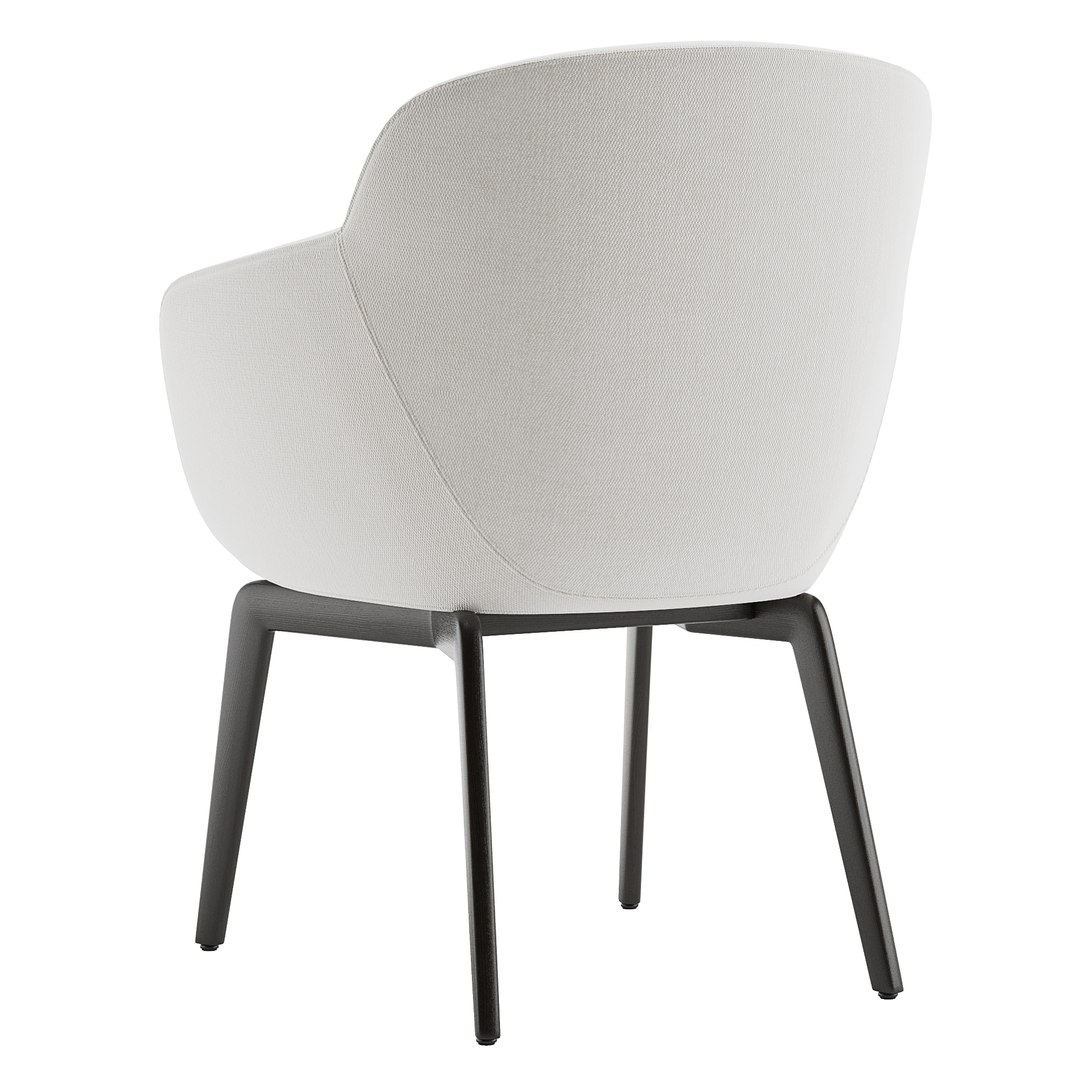 Minotti Belt Dining Chair 3D - TurboSquid 1969393
