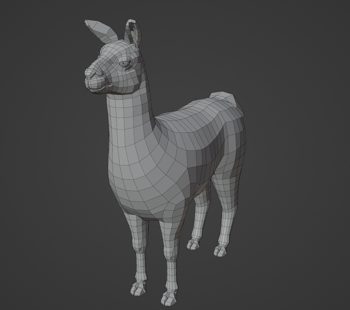 Low Poly Lama 3D model - TurboSquid 1872081