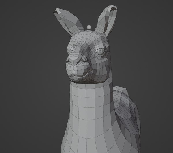 Low Poly Lama 3D model - TurboSquid 1872081