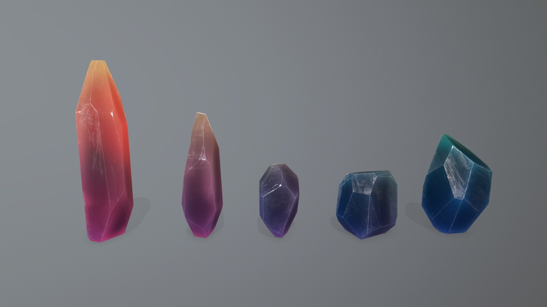 3D Crystal Set Model - TurboSquid 2284609