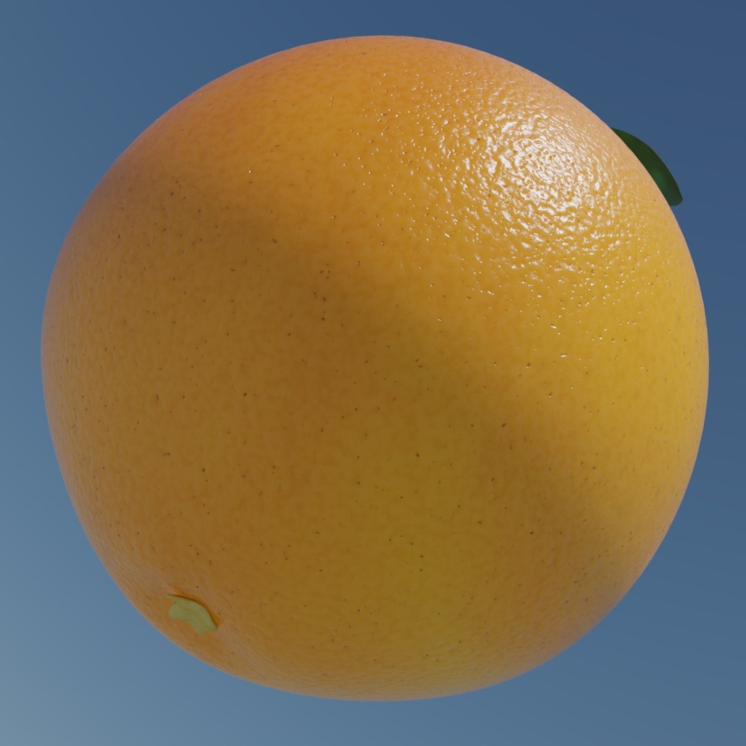 Orange Model - TurboSquid 1166361
