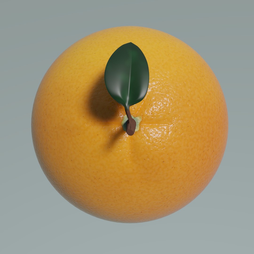 Orange Model - TurboSquid 1166361