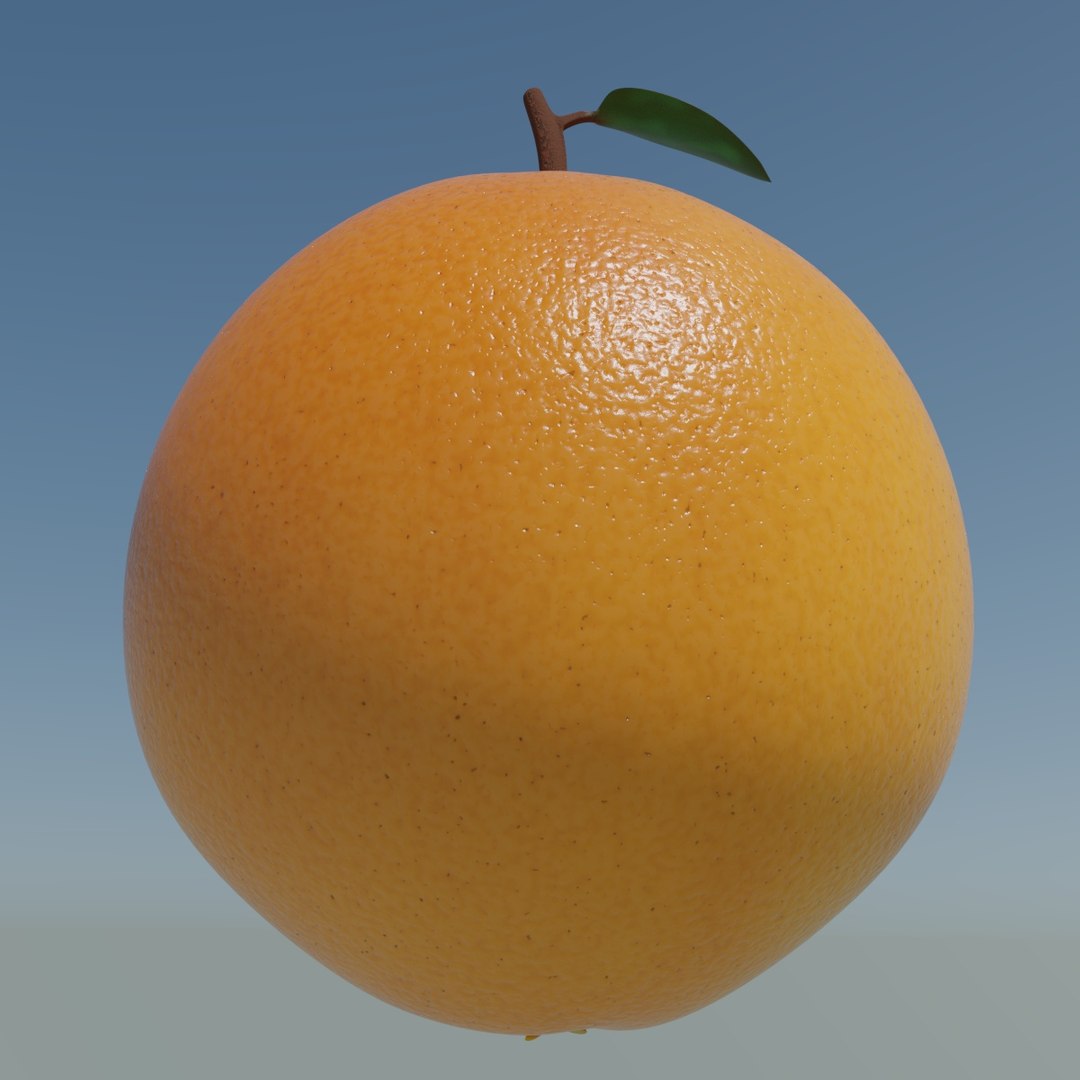 Orange Model - TurboSquid 1166361
