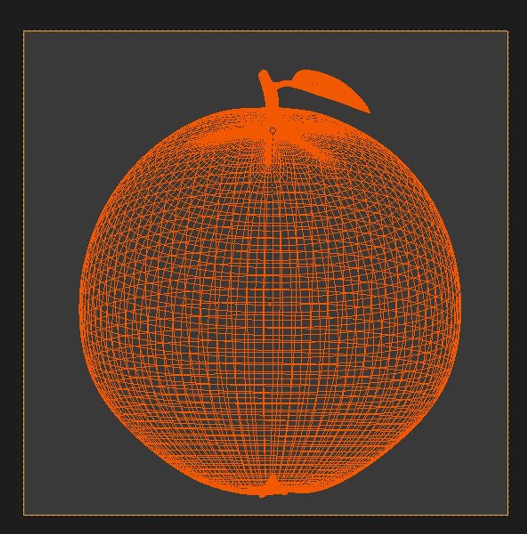 Orange Model - TurboSquid 1166361