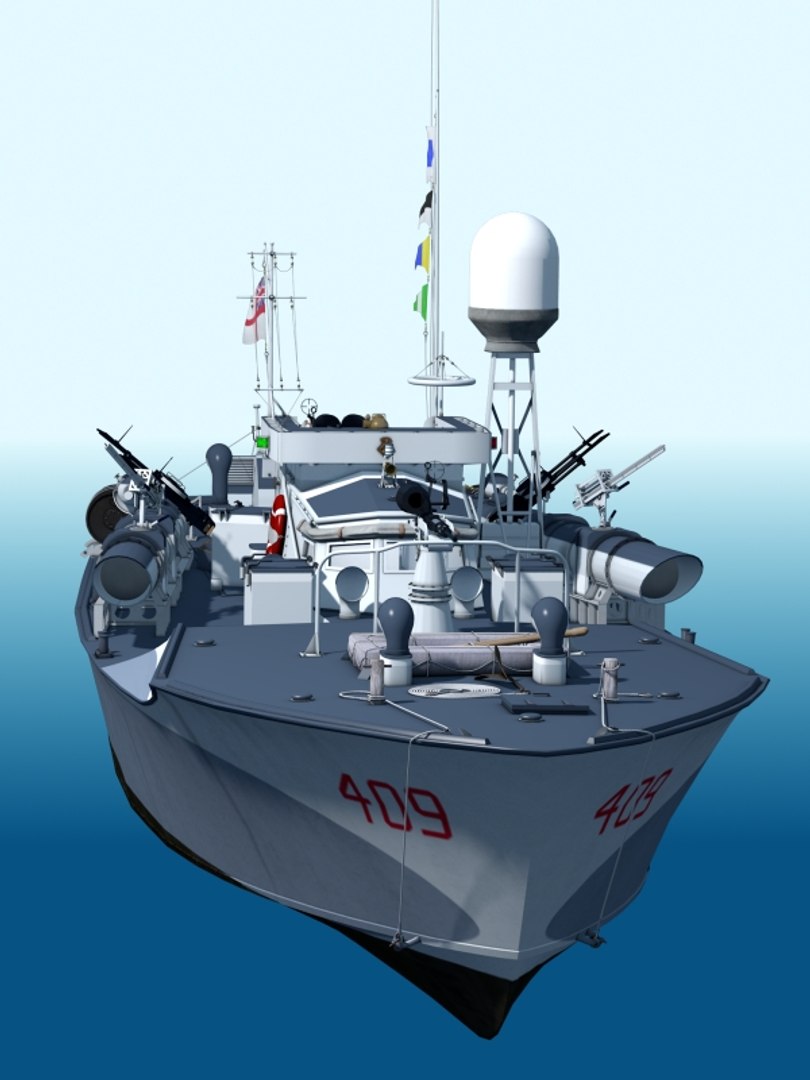 Jacobs R Vosper Mtbs 3d Model