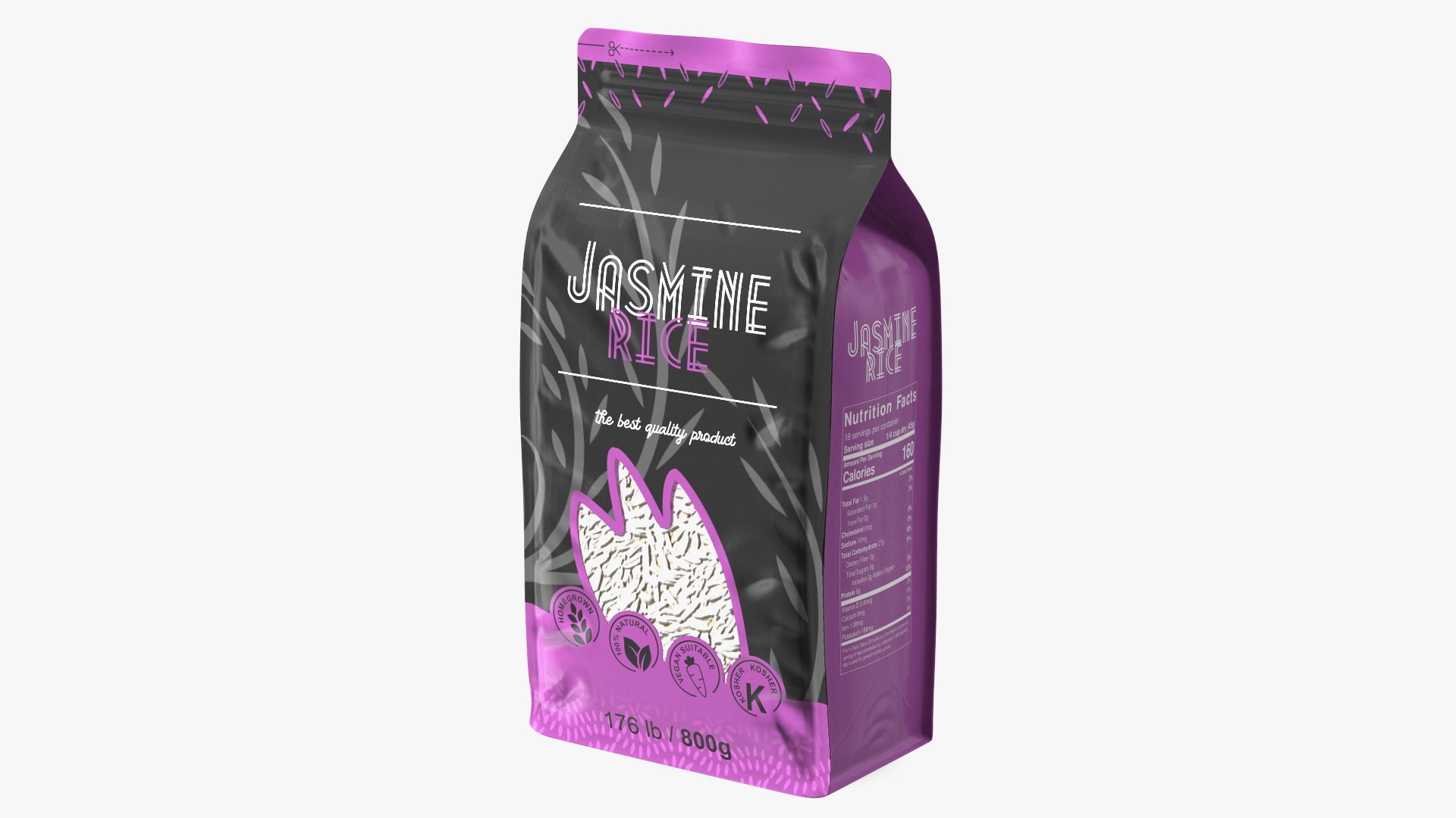 Jasmine Rice Package model - TurboSquid 1812062