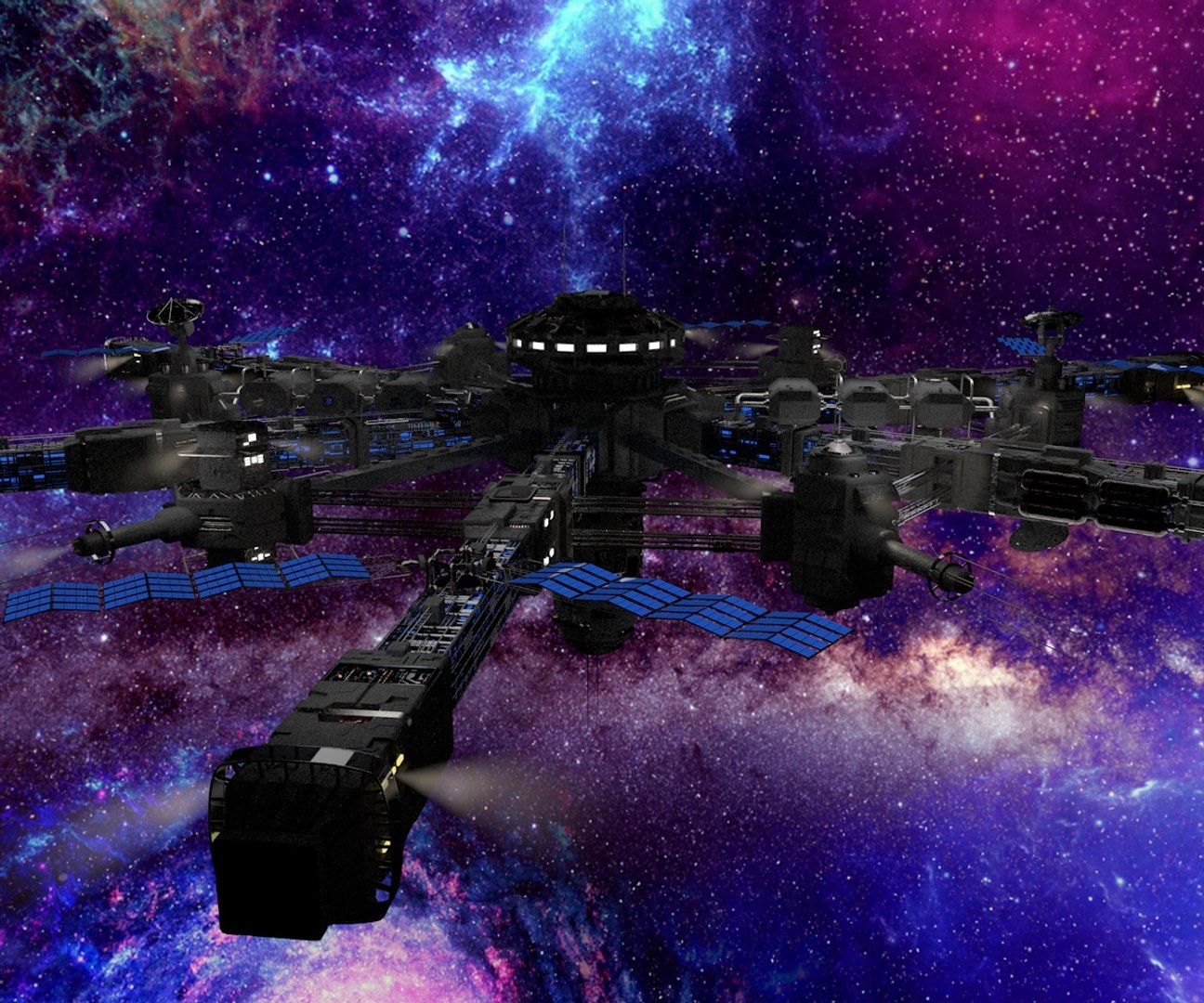 3d model orbit station