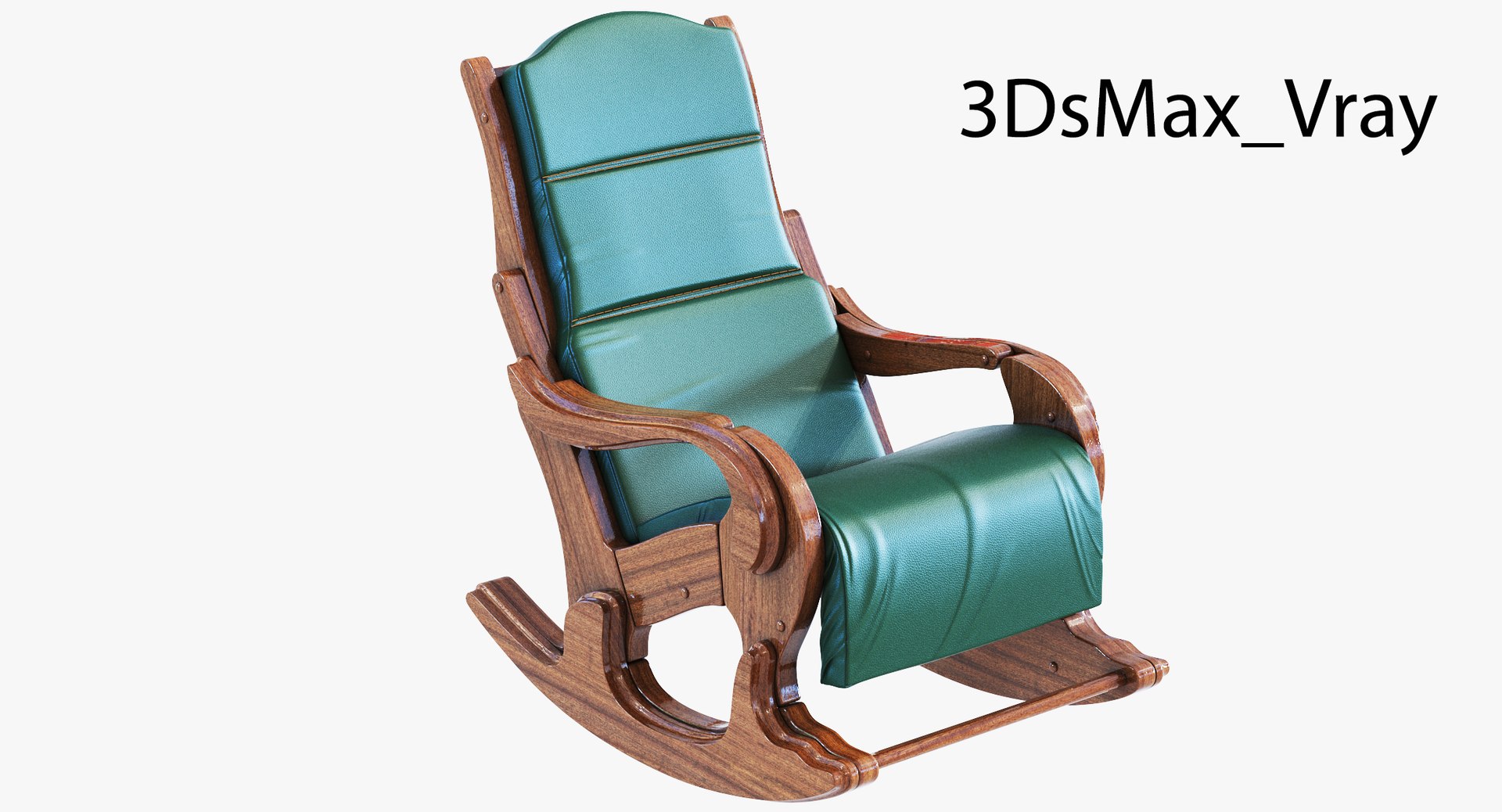 3D Rocking Chair Model - TurboSquid 1339353