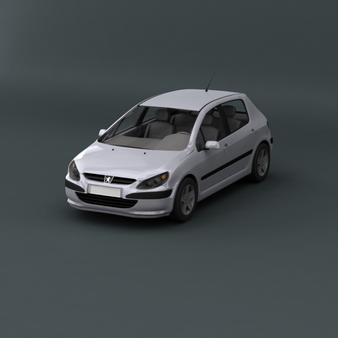 Peugeot 307 3d Model