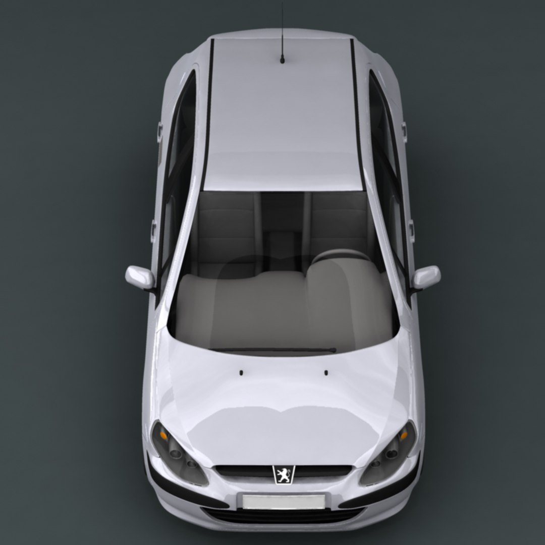 Peugeot 307 3d Model