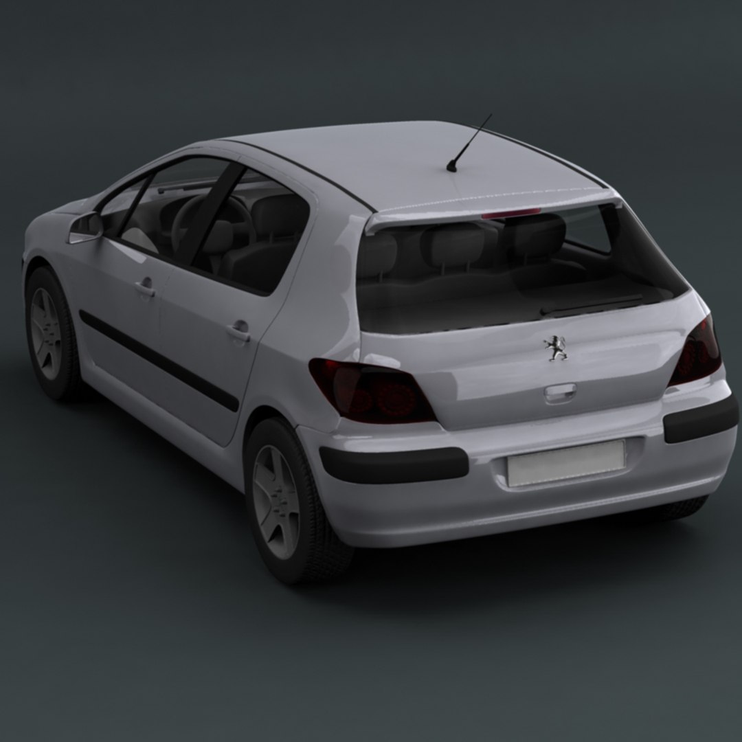 Peugeot 307 3d Model