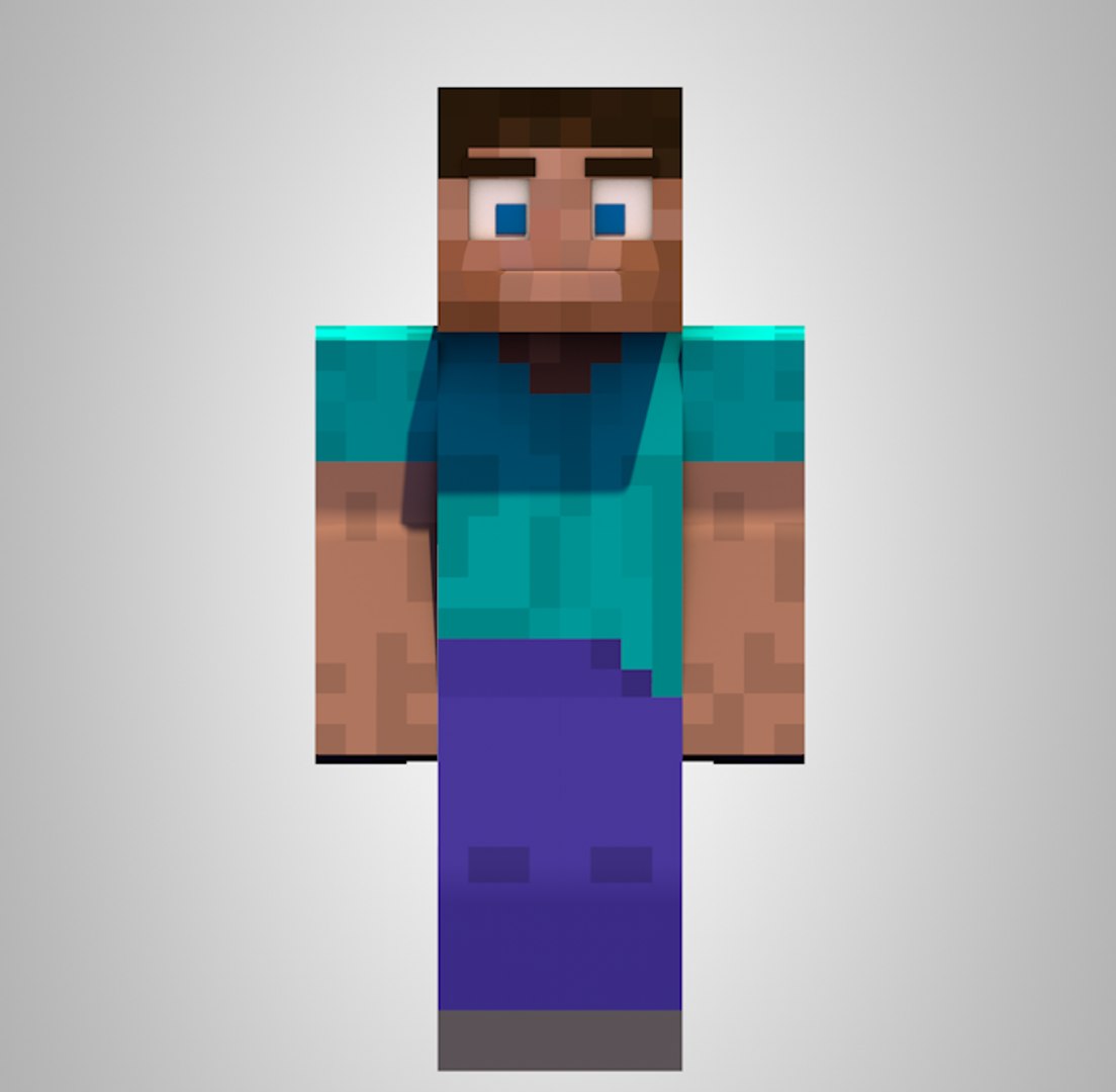 Steve Minecraft 3d C4d