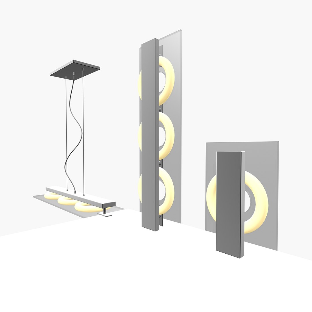 3d Itre Lamp Gollection Model