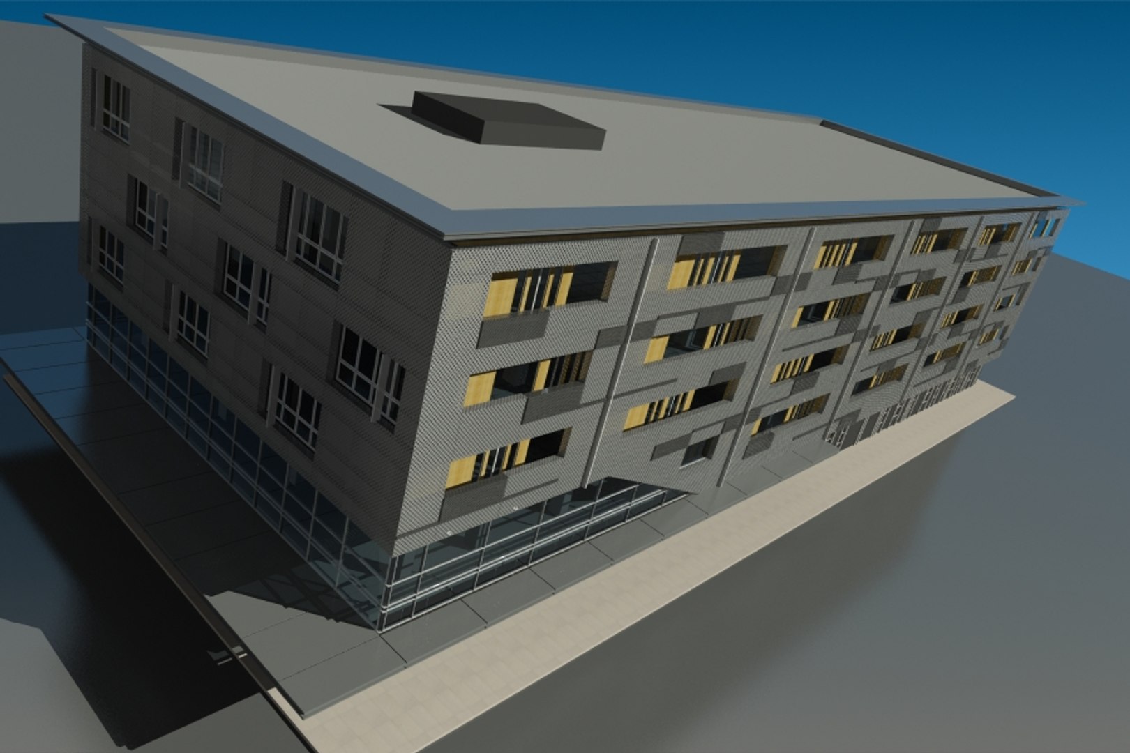 3d Model Generic Building