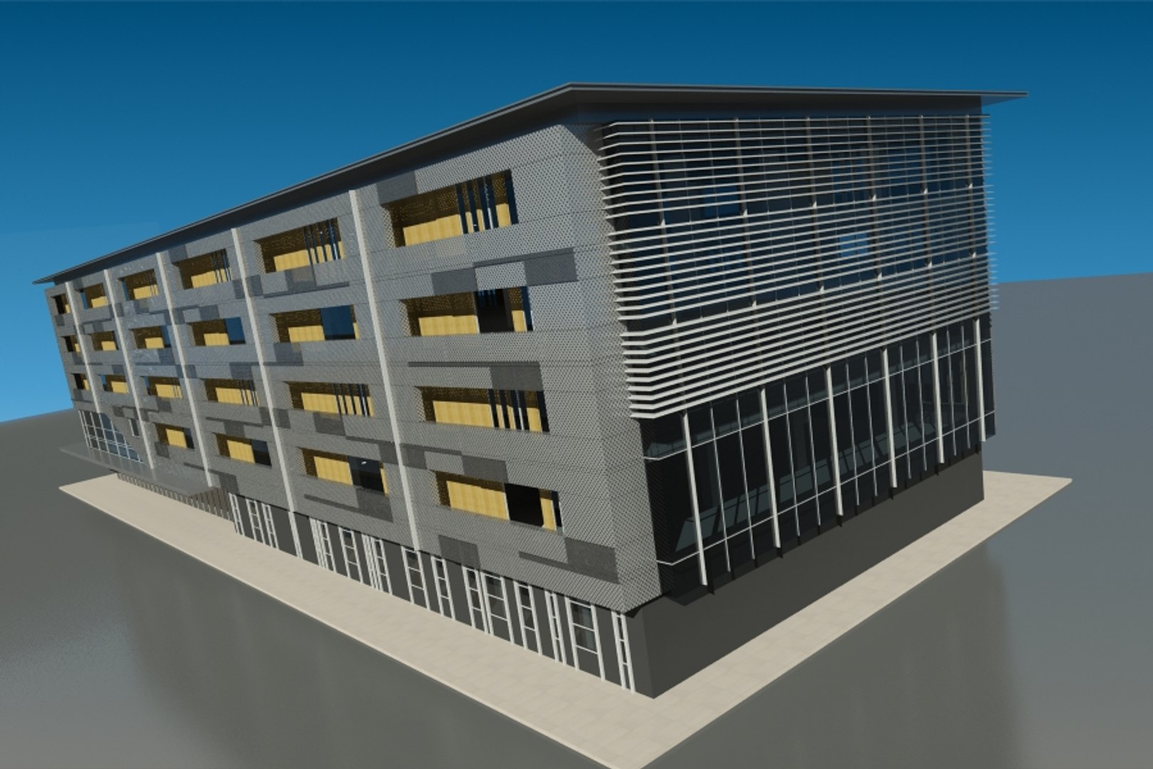 3d Model Generic Building