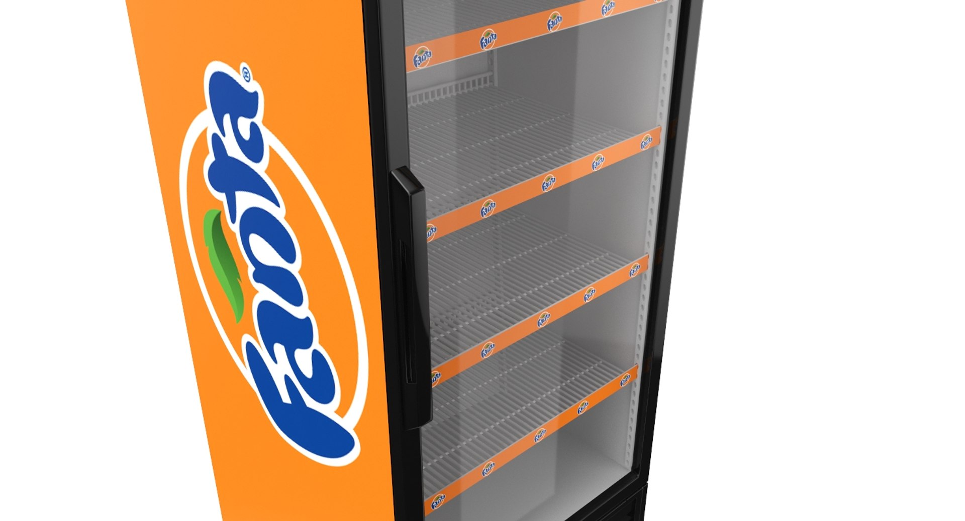 3D Model Fanta Fridge - TurboSquid 1309787