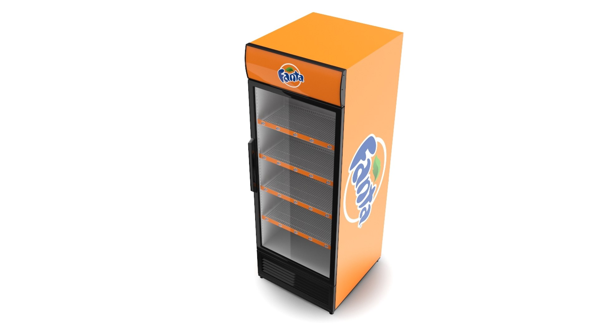 3D Model Fanta Fridge - TurboSquid 1309787