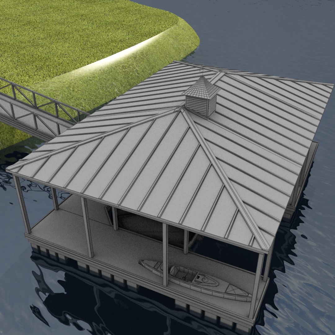 3D Small Harbor Dock - TurboSquid 1254343