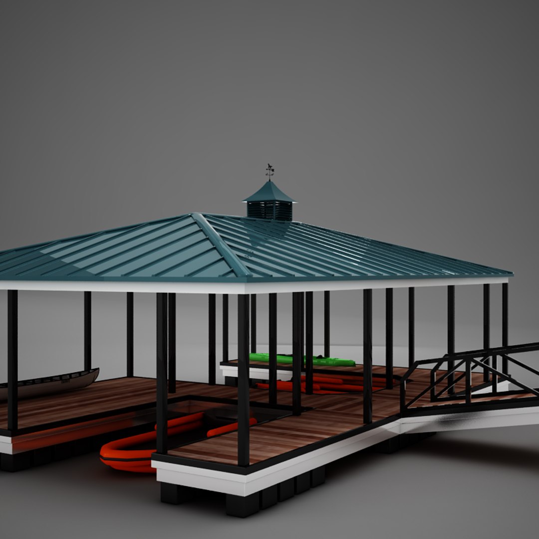 3D Small Harbor Dock - TurboSquid 1254343