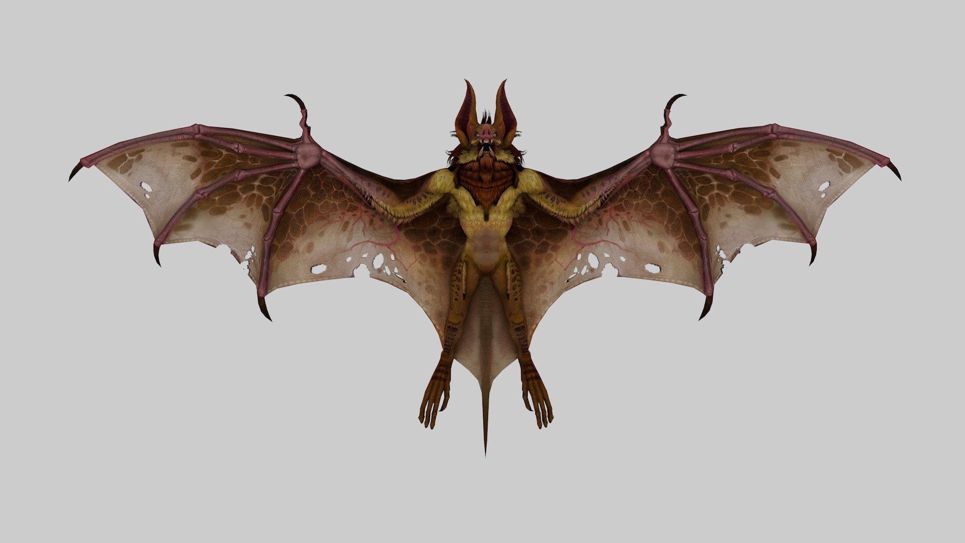 Giant Vampire Bat Demon 3D Model 3D Model - TurboSquid 2371912