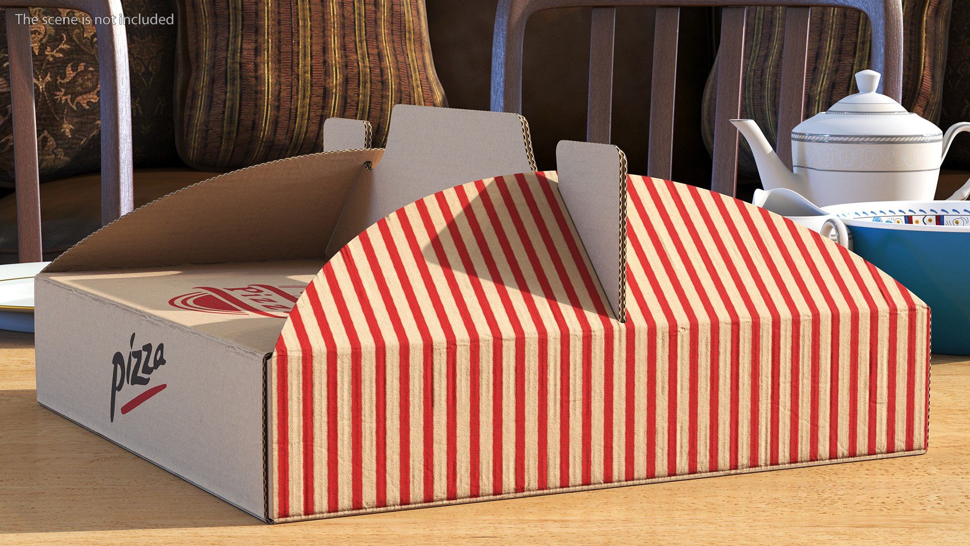 3D Carton Pizza Box With Handle - TurboSquid 2080750