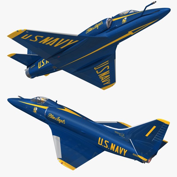 A4 Skyhawk Blue Angels 3D 모델 - TurboSquid 1996852