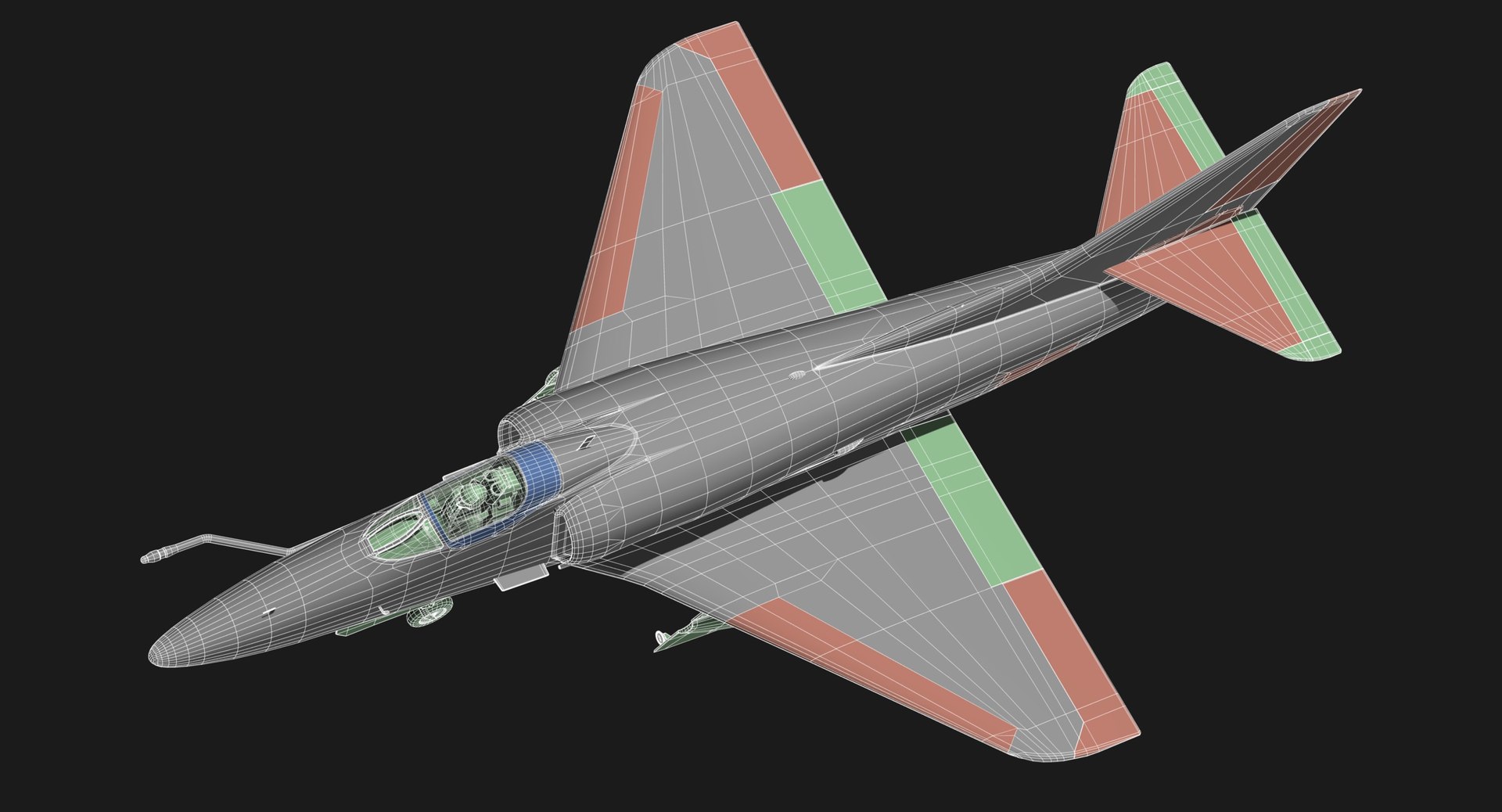3D model A4 Skyhawk Blue Angels - TurboSquid 1996852