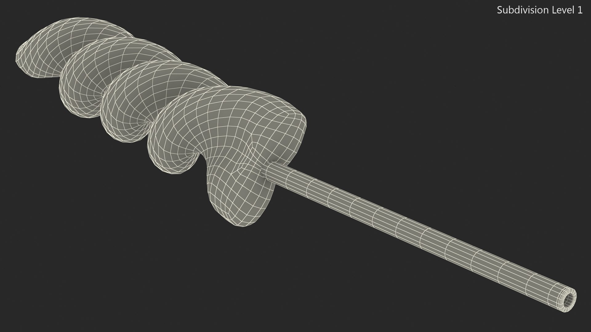 Striped Lollipop On A Stick 3D Model - TurboSquid 1785446