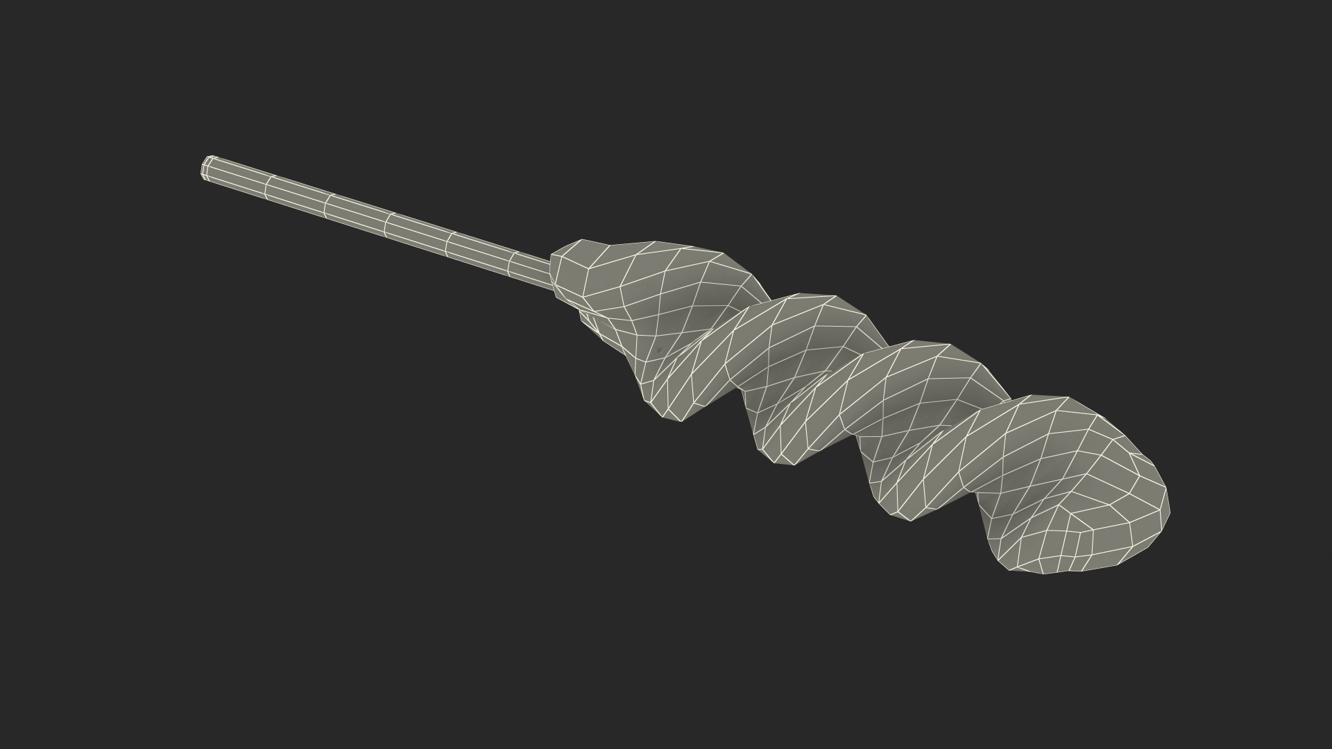 Striped Lollipop On A Stick 3D Model - TurboSquid 1785446