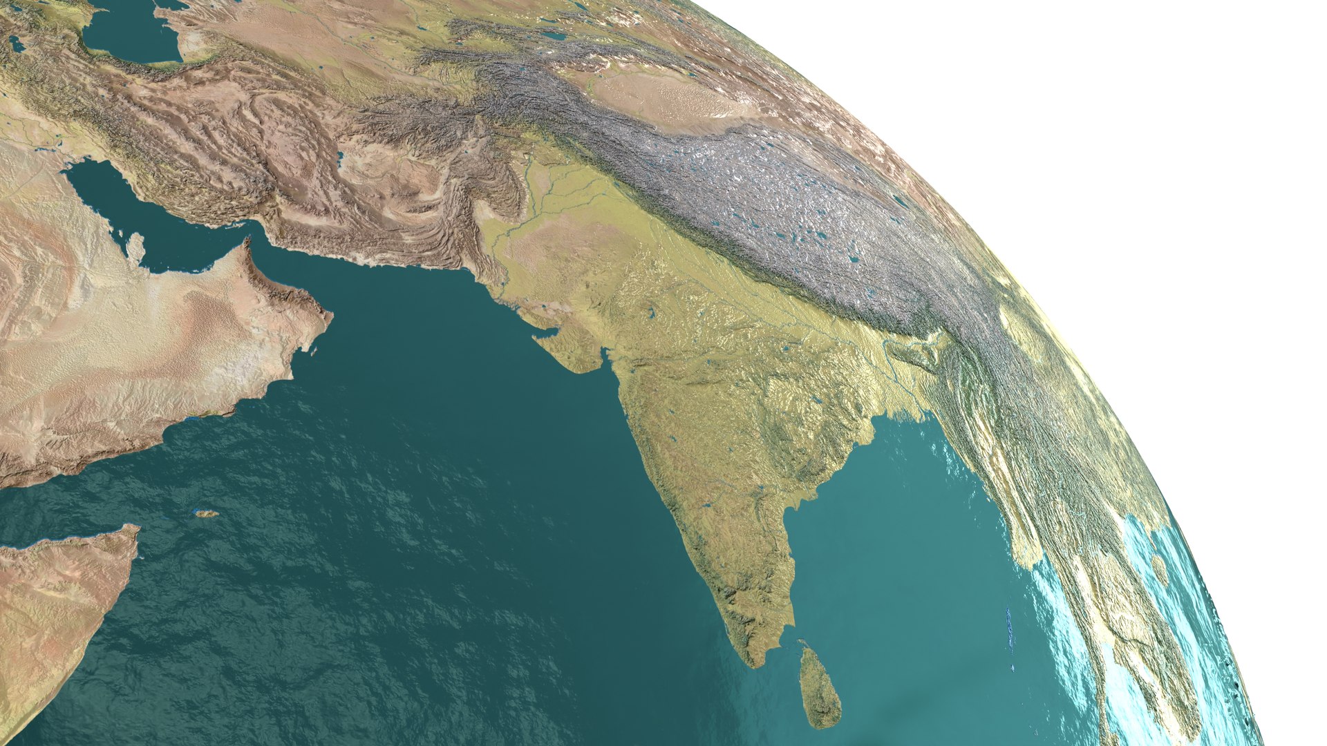 3D Earth Water 3D Globe Physical - TurboSquid 2347554