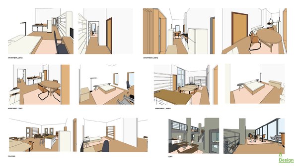 modelo 3d 20 Espacios interiores - Modelos de Revit - TurboSquid 2018344