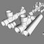 Pvc Water Pipes 3d Model
