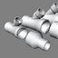 Pvc Water Pipes 3d Model