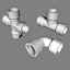Pvc Water Pipes 3d Model