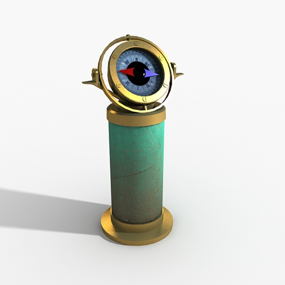 3ds max ship compass modern