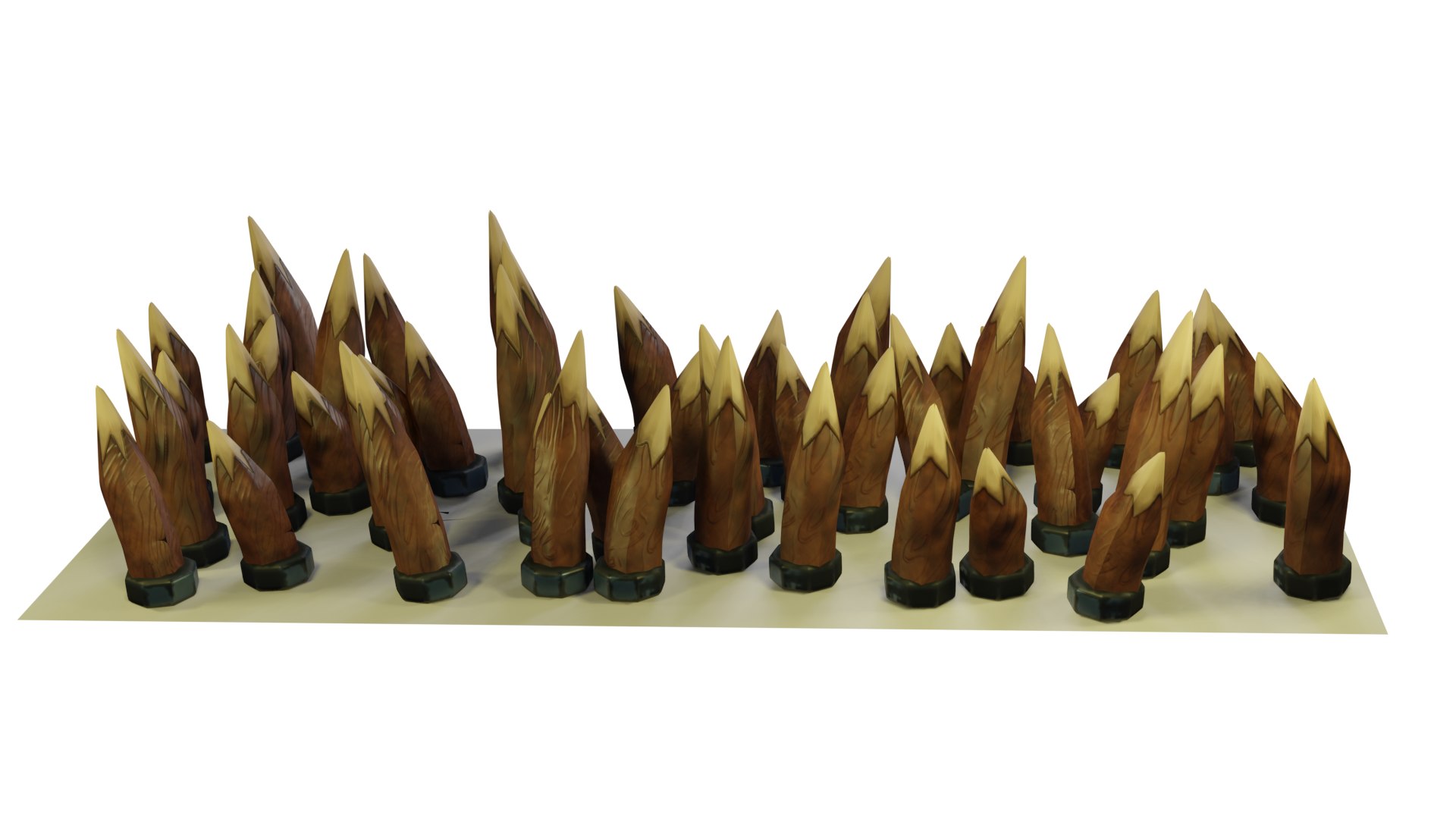 3D Spikes Model - TurboSquid 1763344
