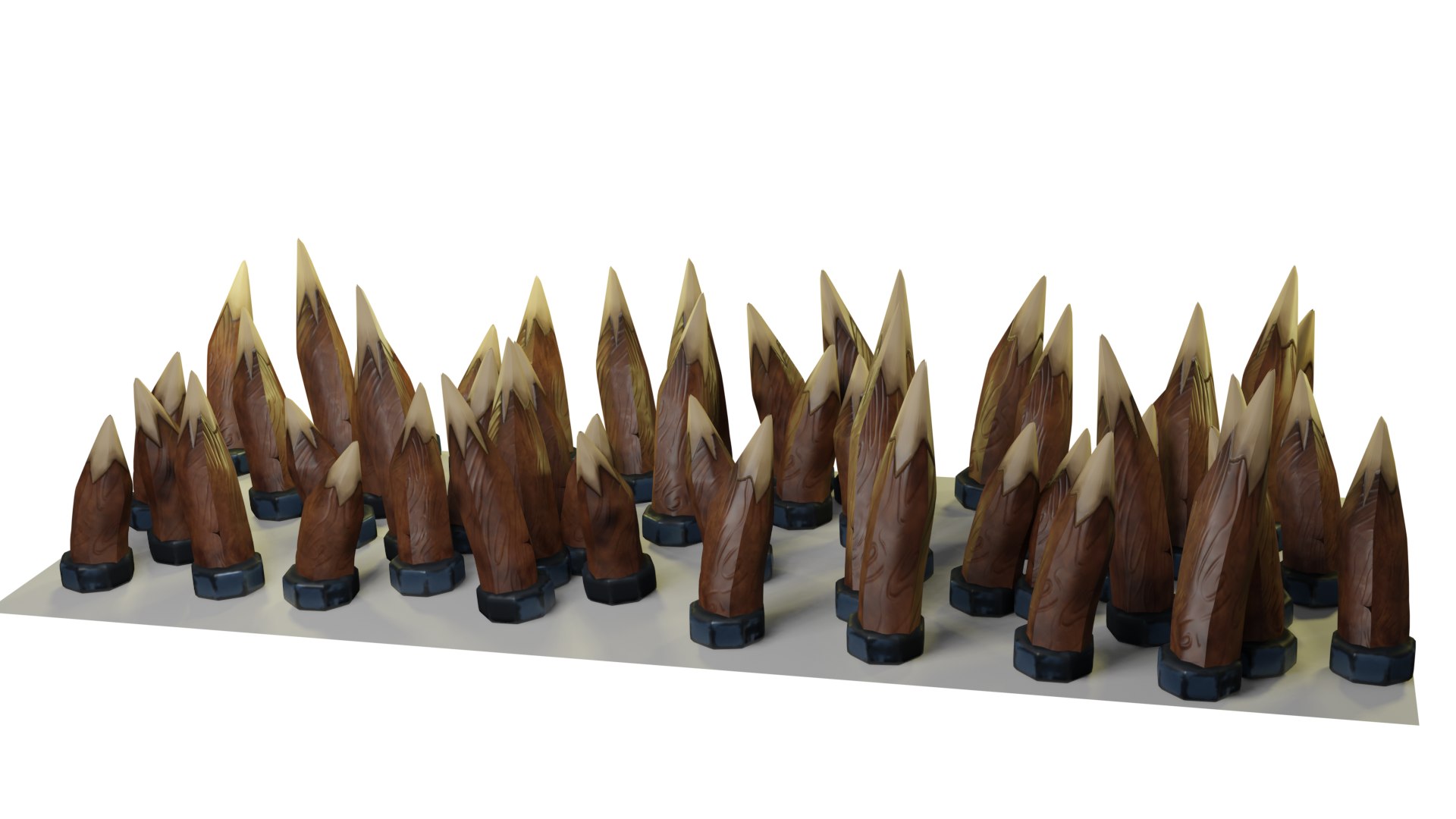 3D Spikes Model - TurboSquid 1763344