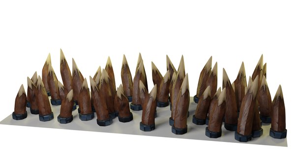 3D spikes model - TurboSquid 1763344