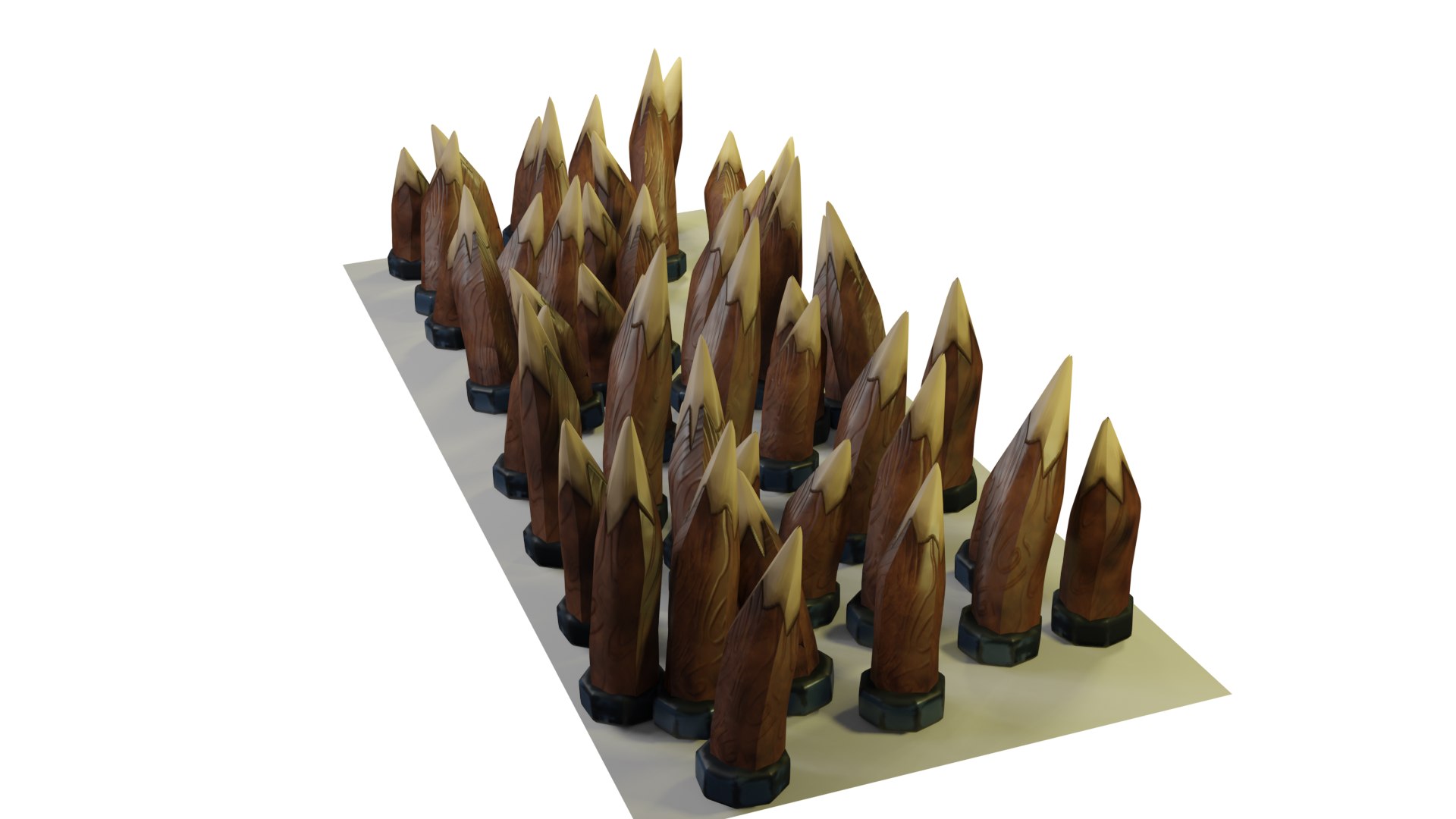 3D Spikes Model - TurboSquid 1763344