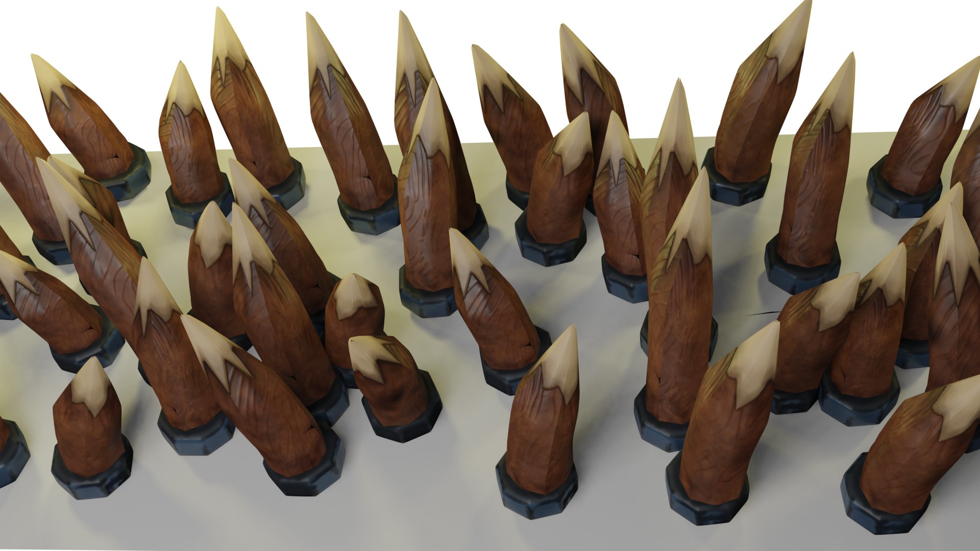3D Spikes Model - TurboSquid 1763344
