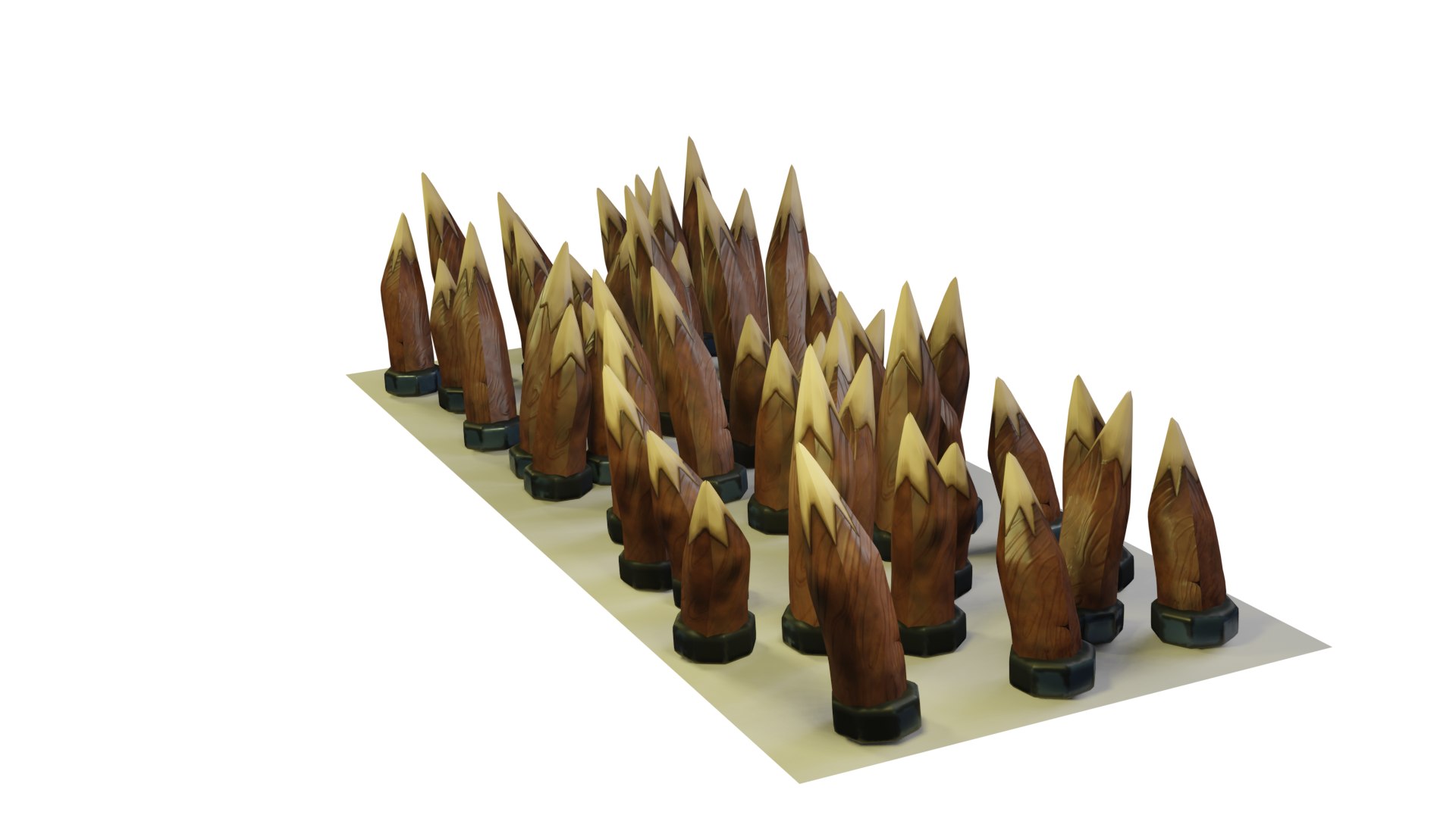 3D Spikes Model - TurboSquid 1763344