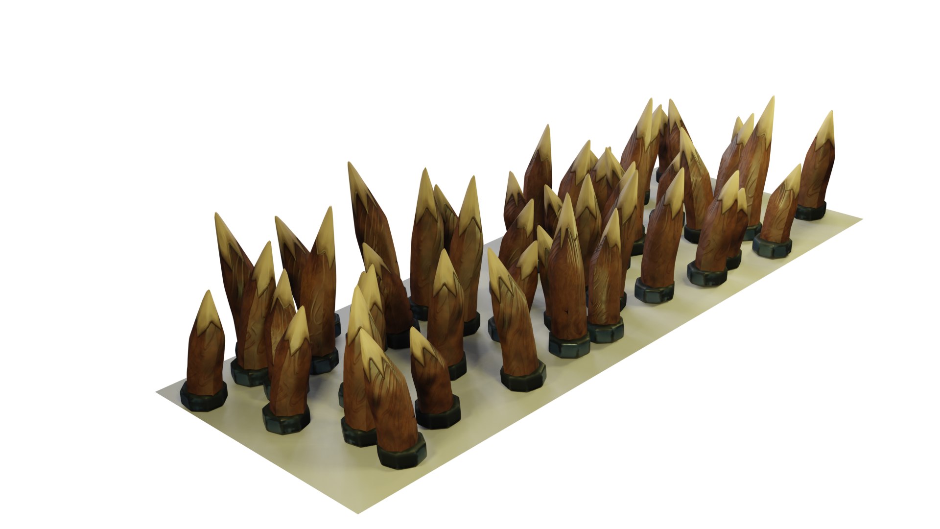 3D Spikes Model - TurboSquid 1763344