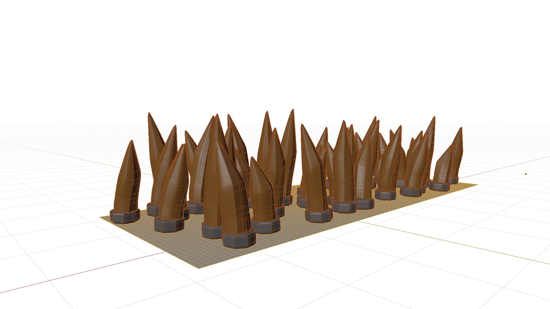 3D Spikes Model - TurboSquid 1763344