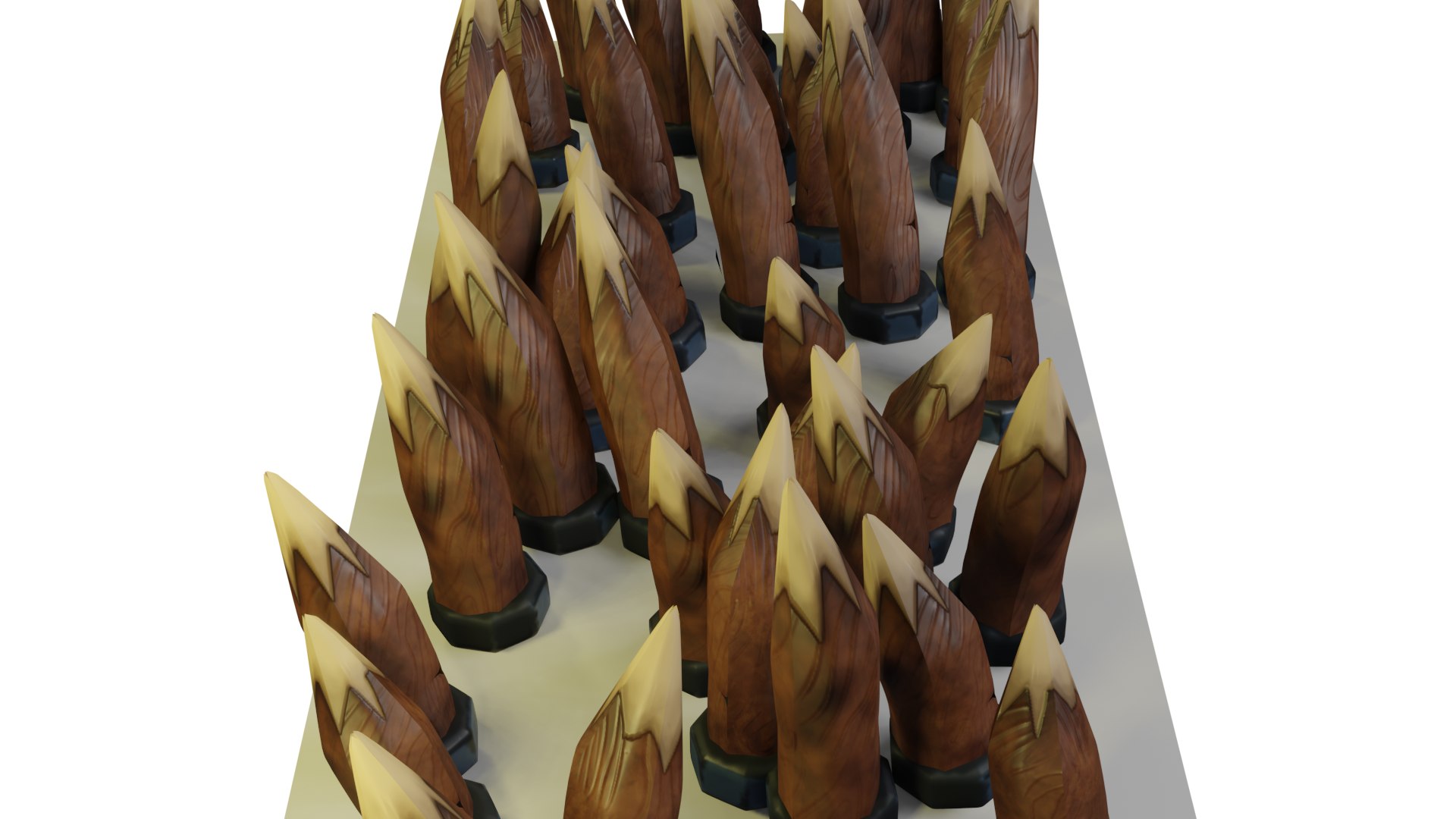 3D Spikes Model - TurboSquid 1763344