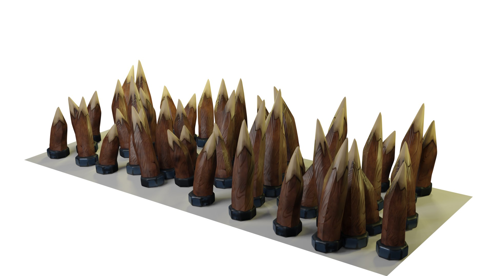3D Spikes Model - TurboSquid 1763344