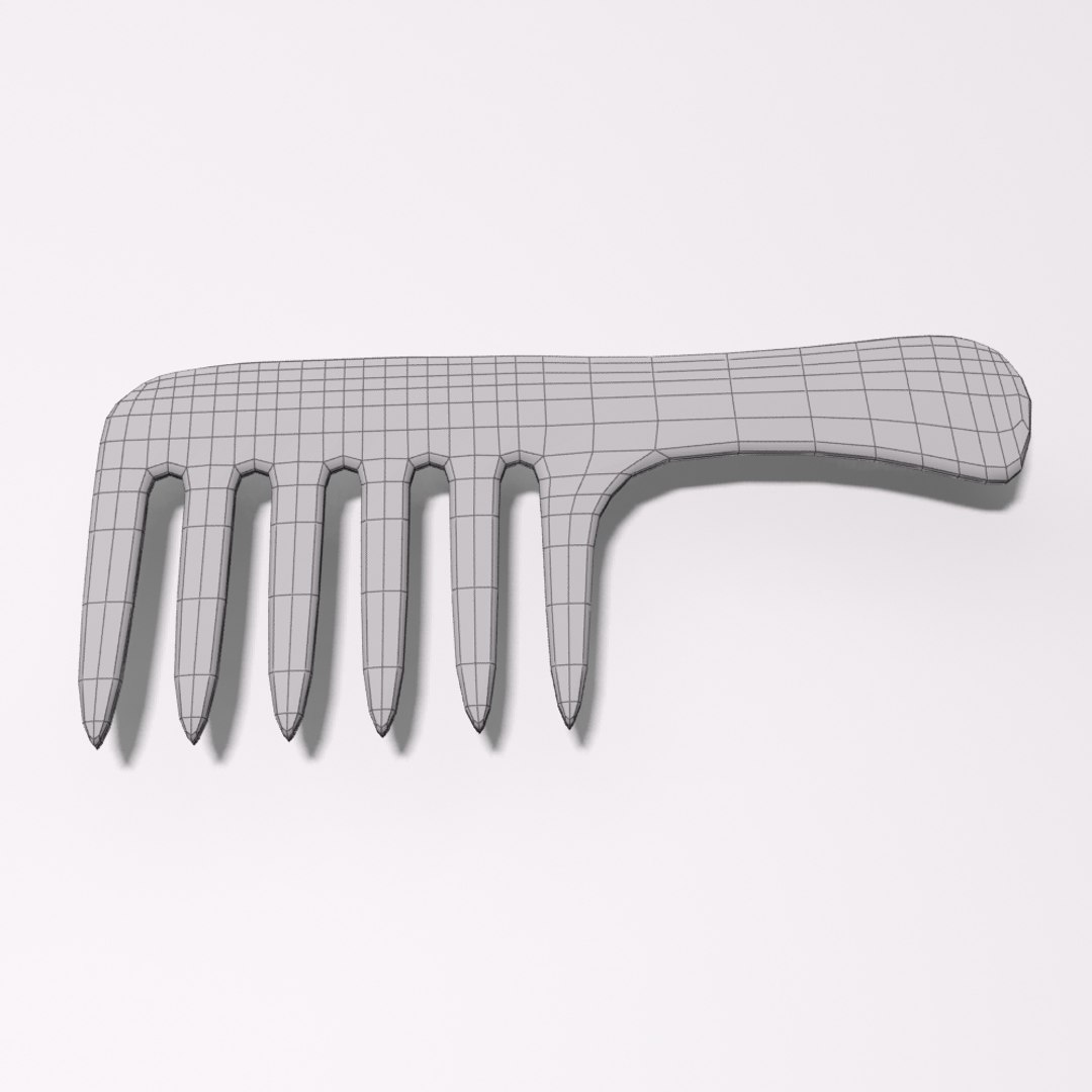3d comb hair