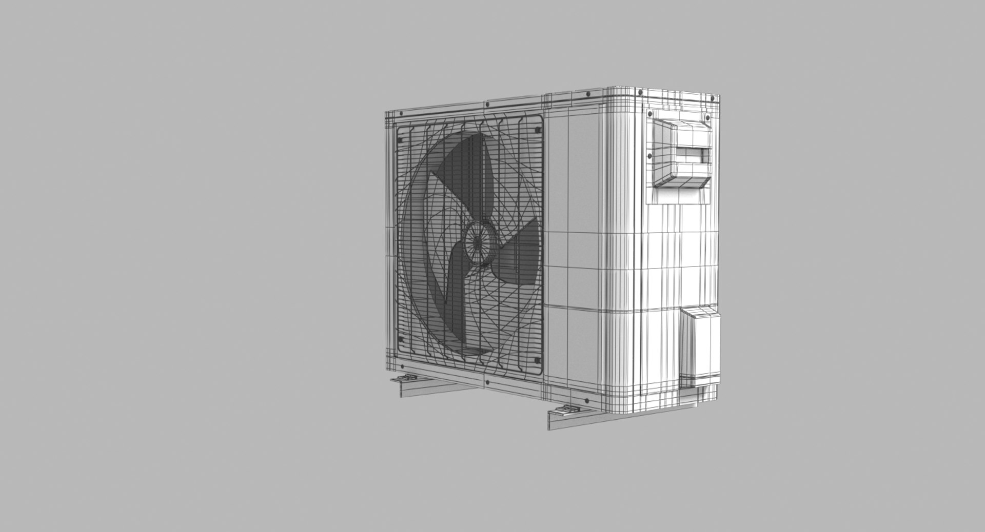 Air Condition Outdoor Unit 3D Model - TurboSquid 1214439