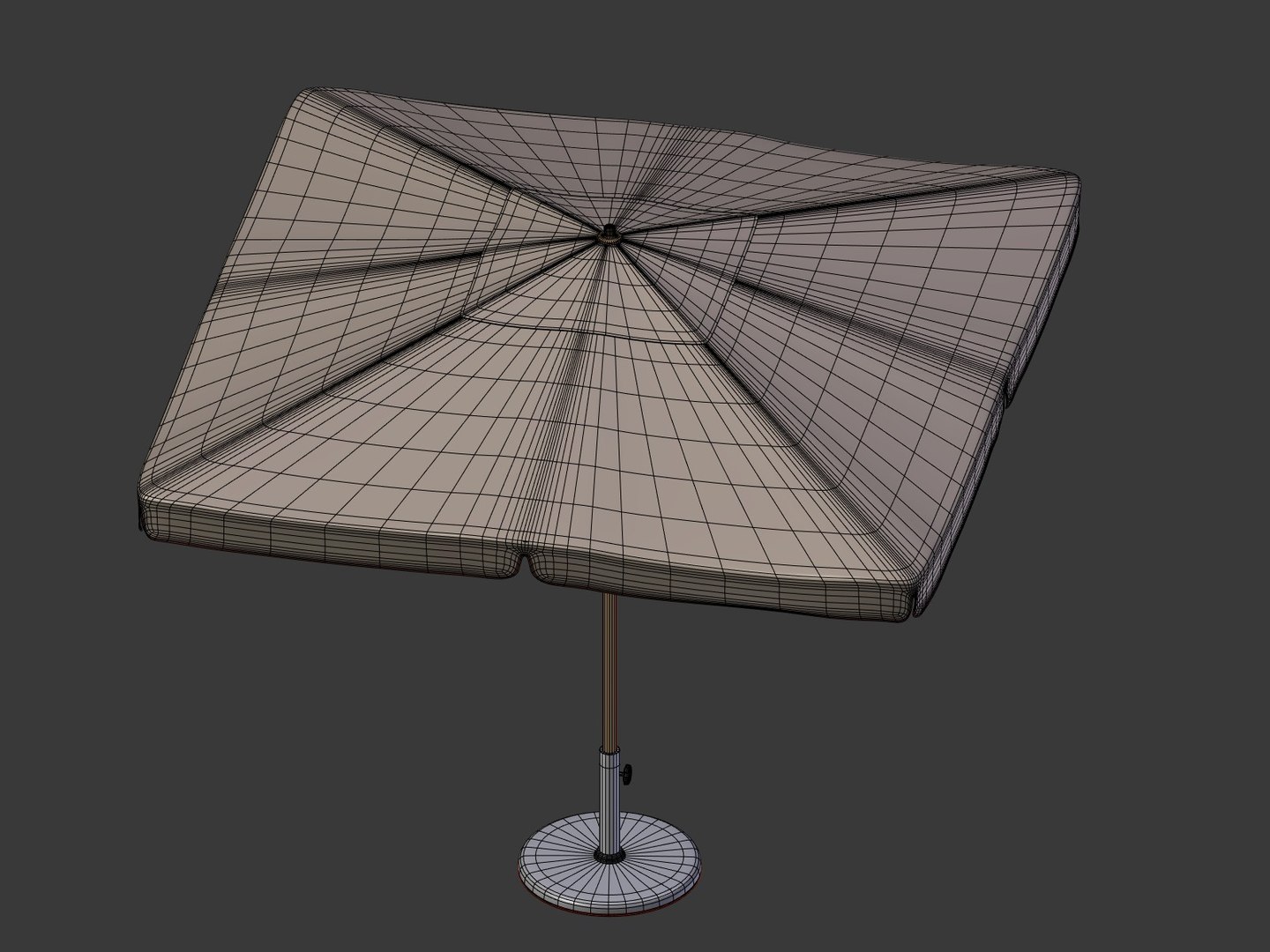 3d Model Outdoor Umbrella