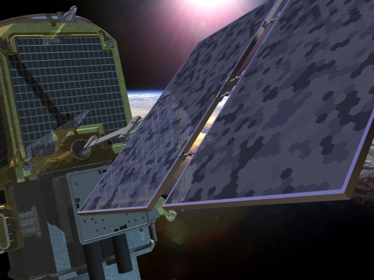 3d Model Calipso Climate Satellite